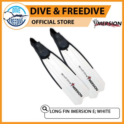 Jual Long Fin Imersion E: White Freediving Spearfishing Plastic No Cressi - 42-44, Bubble+Kardus ...