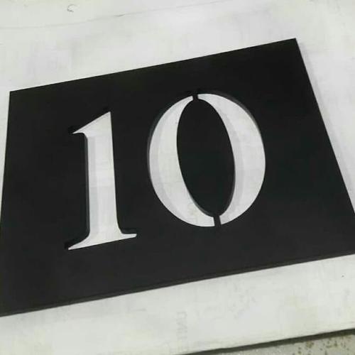 Jual nomor rumah hotel angka sign tempel akrilik acrylic number - Kota ...