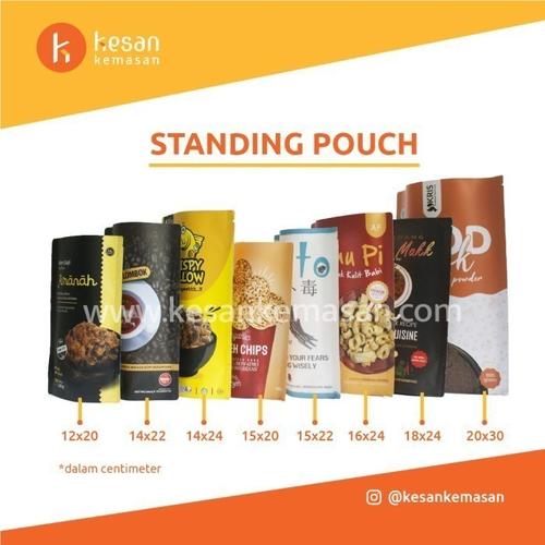 Jual STANDING POUCH ZIPPER 20cm x 30cm - CUSTOM PRINTING FULL COLOR ...