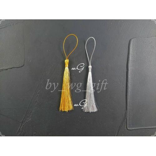 Jual Hiasan Tassel Gantung Premium/ Tasel Rumbai; Gold dan Silver ...