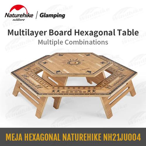 Jual MEJA HEXAGONAL NATUREHIKE NH21JU004 - Inner Table M - Kab ...