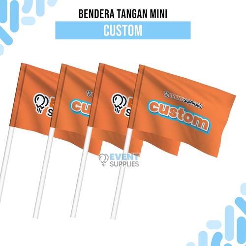 Jual Bendera Tangan Custom Mini Flag Perusahaan / Bendera Stik Custom ...
