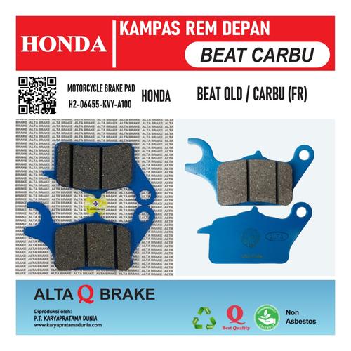 Jual KAMPAS REM DEPAN BEAT LAMA CARBU /PAD BRAKE HONDA BEAT OLD CARBU ...