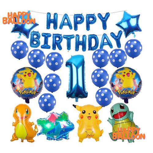 Jual HappyBalloon Paket Balon Angka Tema Pokemon Simpel (PD189 ...
