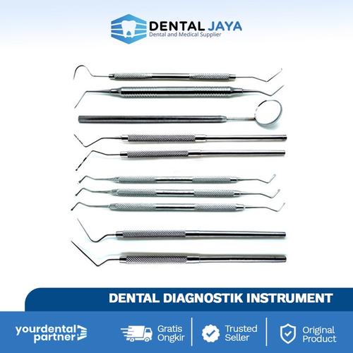 Jual Dental Diagnostik Set Instrumen Diagnostic Alat Instrumen Standar ...