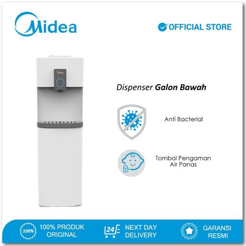 Promo Midea Dispenser Galon Bawah YL2036S Bottom Loading Kompressor ...