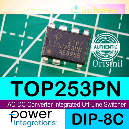 Jual TOP253PN AC-DC Converter Integrated Off-Line Switcher DIP-8C ORIGINAL - Kota Depok - Lisu ...