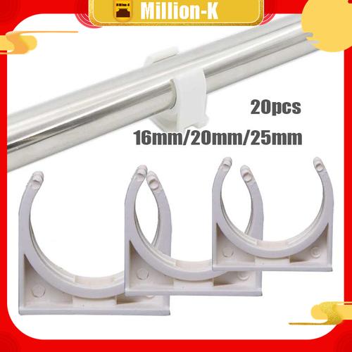 Jual 5/8 3/4 1/2 Klem Pipa PVC / Pipe Clamp / Klem Jepit U Pipa Conduit ...