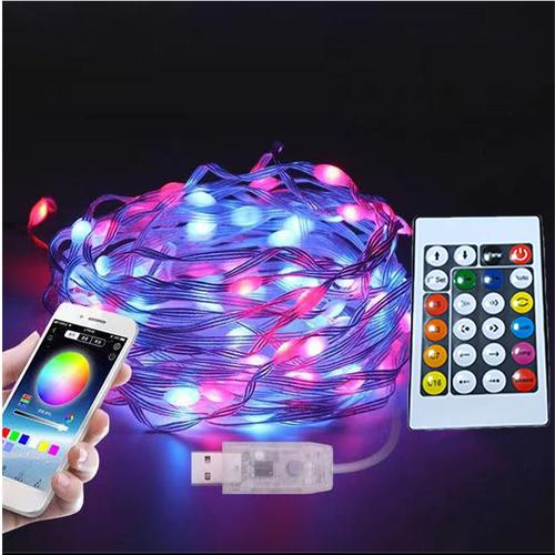 Jual Lampu Led Hias RGB 10Meter Sensor Music Running Colok USB DC 5V ...