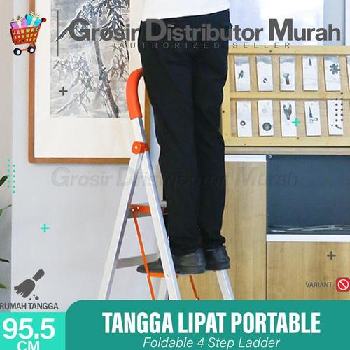 Jual ! TANGGA LIPAT /TANGGA PORTABLE / TANGGA LIPAT ALUMINIUM - 4 STEP ...