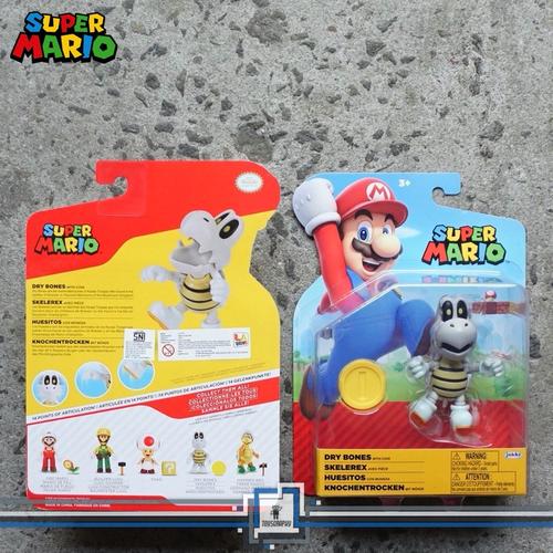 Jual Super Mario Dry Bones 4" with Coin Action Figure Poseable ...