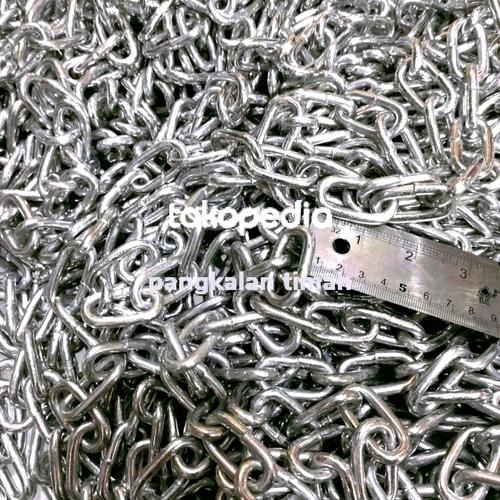 Jual rantai besi rantai pagar rantai motor per 1/2 meter - Jakarta ...