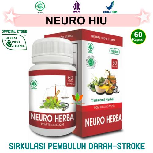 Jual NEURO HERBA HERBAL INDO UTAMA 60 KAPSUL, JAMU OBAT SIRKULASI DARAH ...