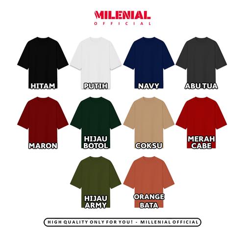 Jual OVERSIZE COTTON COMBED 24S / KAOS POLOS / UNISEX - HIJAU ARMY, M ...