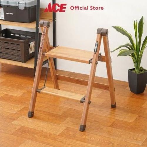 Jual ! ACE - KRISBOW TANGGA LIPAT ALUMINIUM 2 STEP MOTIF KAYU ...