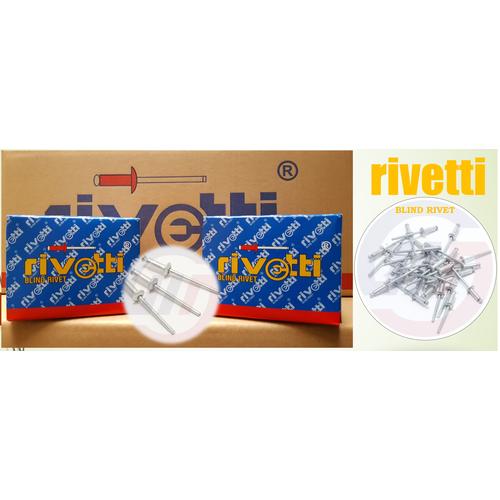 Jual BLIND RIVET PAKU RIVET 450 (3.2MM X 12.7MM) 1000PCS/BOX RIVETTI ...