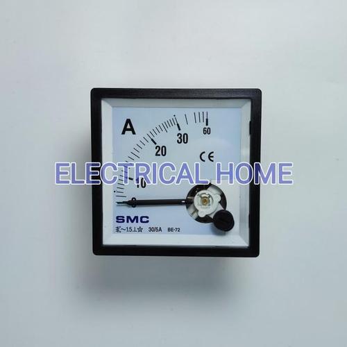 Jual ** Panel Meter SMC/ Amper Ampere Meter BE-72 AC xx/5A ** - 800/5A ...