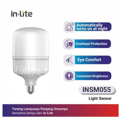Jual Lampu Sensor Cahaya LED Otomatis 20 Watt Inlite Putih 6500K ...