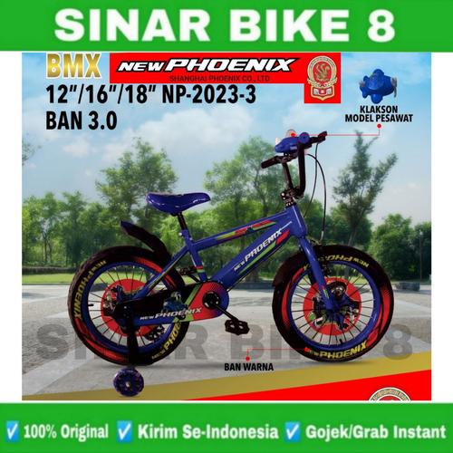 Jual Sepeda Anak Laki BMX NEW PHOENIX NP-2023 Ban 3.0 12 16 18 Inch ...