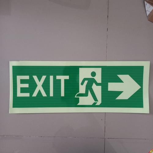 Jual 334405 Direction sign (PV) - Exit run right - arrow right - Kota ...