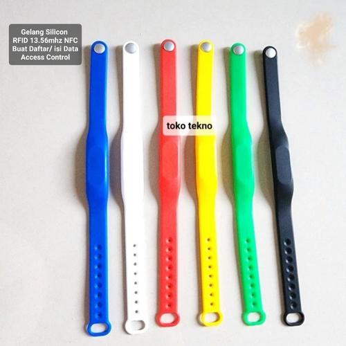 Jual Gelang RFID 13.56Mhz Silicone Wristband Bracelete 13,56 NFC - GS02 ...
