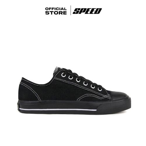 Promo SPEED - Sepatu Basic LOW Black & Black - Sepatu kanvas - hitam ...