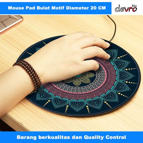Jual Mouse Pad MousePad Bulat Anti Slip Diameter 20cm - Comfast ...