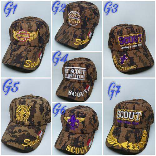 Jual topi pet pramuka (My scout loreng) - WE ARE SCOUT - Kab. Bandung ...