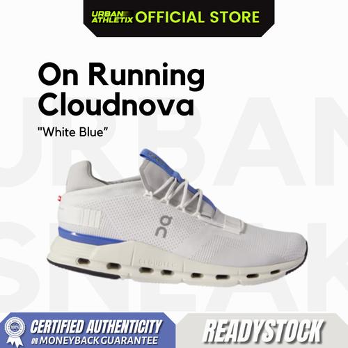 Jual ON Running Cloudnova White Blue | 26.98126 - Jakarta Pusat ...