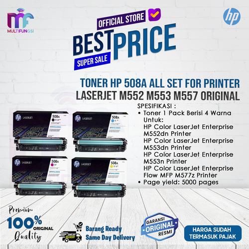 Promo Toner HP 508A For Printer Laserjet M552 M553 M557 Original Cicil ...