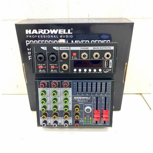 Jual Mini Mixer Hardwell Reverb 4 Hardwell Reverb-4 Original 4 Channel - Jakarta Barat - orikita ...