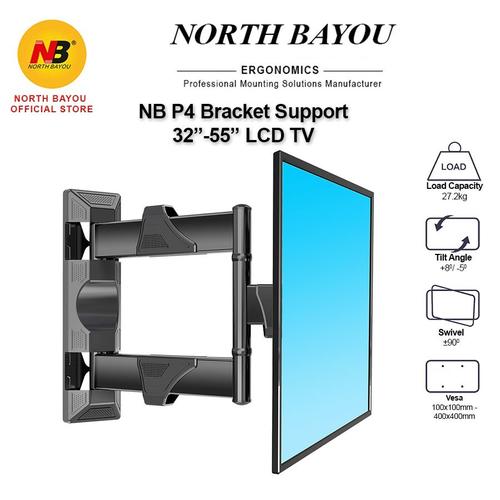 Jual Bracket TV Monitor LED LCD North Bayou NB P4 NBP4 32"-55" INCH ...