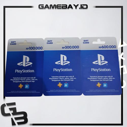 Promo PSN Card Playstation IDR 1000000 RP 1 Juta Network Indonesia ...