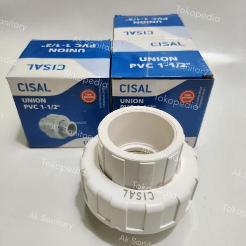 Jual Watermur PVC 11/2" inch Polos CISAL / Union Socket Watermoor ...
