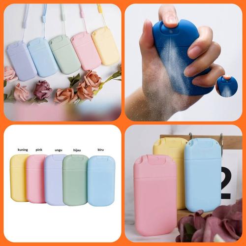 Jual botol spray 20ml plastik warna poket kartu pocket card ...