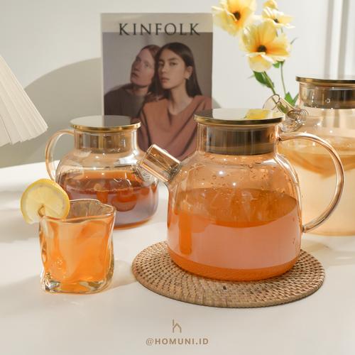 Jual Teapot Borosilicate Glass/Teko Kaca Tahan Panas dan Dingin Sora ...