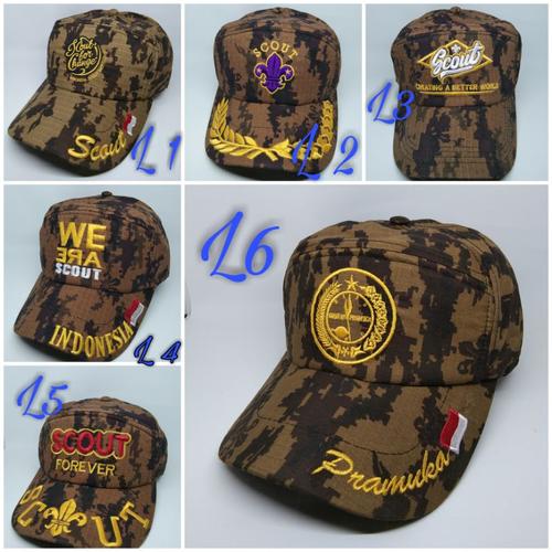 Jual Topi pramuka(scout beter loreng) - PRAMUKA BENDERA - Kab. Bandung ...