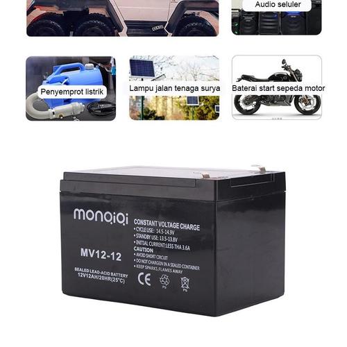 Jual NEW Aki UPS 12v 7ah/20ah/ 30ah/ 50ah Accu Kering VRLA Battery/Aki ...