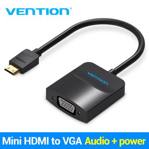 Promo Converter Vention Mini HDMI to VGA With Power Aux - AGA - Kota ...