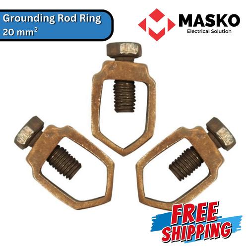 Jual Cincin Klem Arde Tembaga 20mm Rod / Ring Cooper Grounding Rod 20 ...