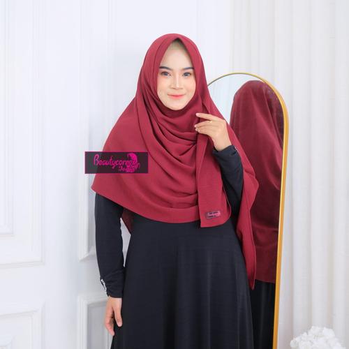 Promo Pashmina Instan 2face ped Crinkle Airflow/jilbab Instan ped ...