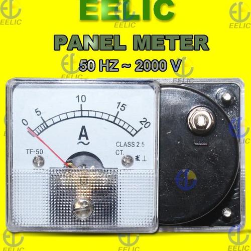 Jual ** EELIC PAM-50 Panel AC Ampere Meter Analog Program 50 Standart ...