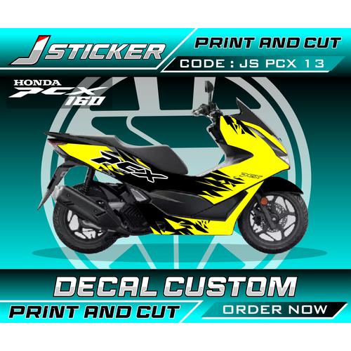 Jual Sticker Decal motor honda pcx 150/ pcx 160 fullbody - Putih, matte ...