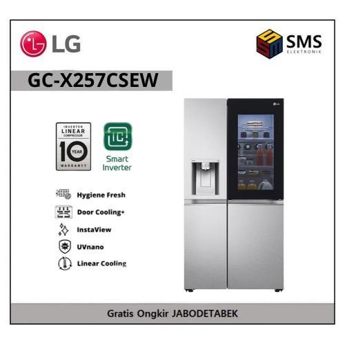 Jual LG GC-X257CSEW KULKAS LG SIDE BY SIDE InstaView GCX257CSEW GCX257 - Kab. Tangerang - SMS ...