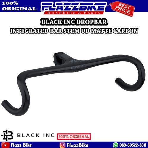 Jual BLACK INC Integrated Bar Stem UD Matte Carbon Handle Bar Drop ...