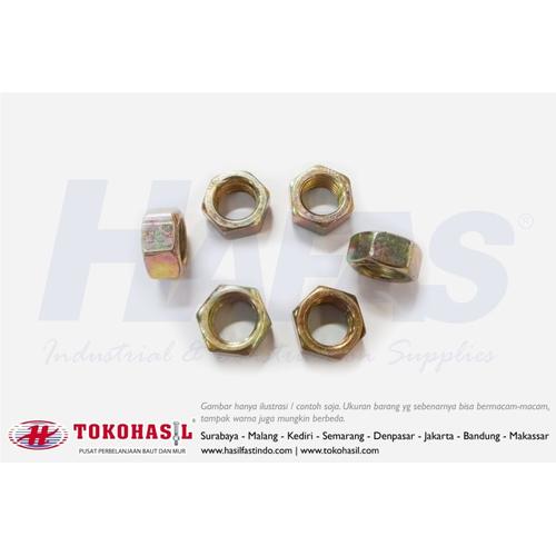 Jual Mur Segi Enam M 6, K 10 - P1.00 (Kuning) / Hex Nut Only M6 ...