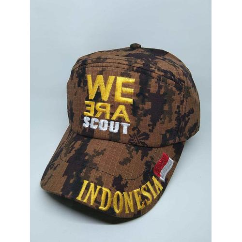 Jual topi pet pramuka (My scout loreng) - WE ARE SCOUT - Kab. Bandung ...