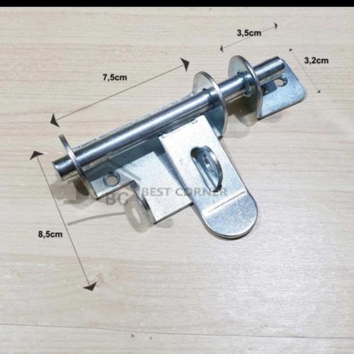 Jual GRENDEL OVERVAL GUDANG PINTU BESI/GRENDEL PINTU 3" INCH - Jakarta ...