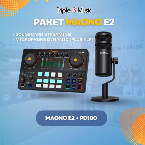 Jual Paket Live streaming single Maono e2 ame2 + Microphond Maono pd100 ...