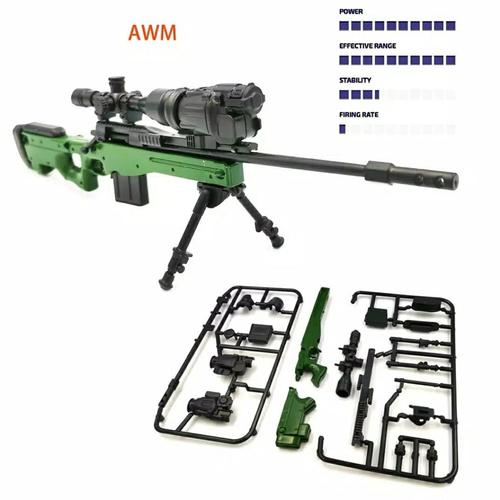 Jual 1/6 rifle AWM magnum model kit senjata kitbash, hot toys, tbleague ...